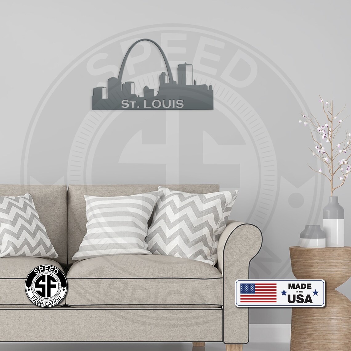 St. Louis Skyline Metal Sign | Etsy