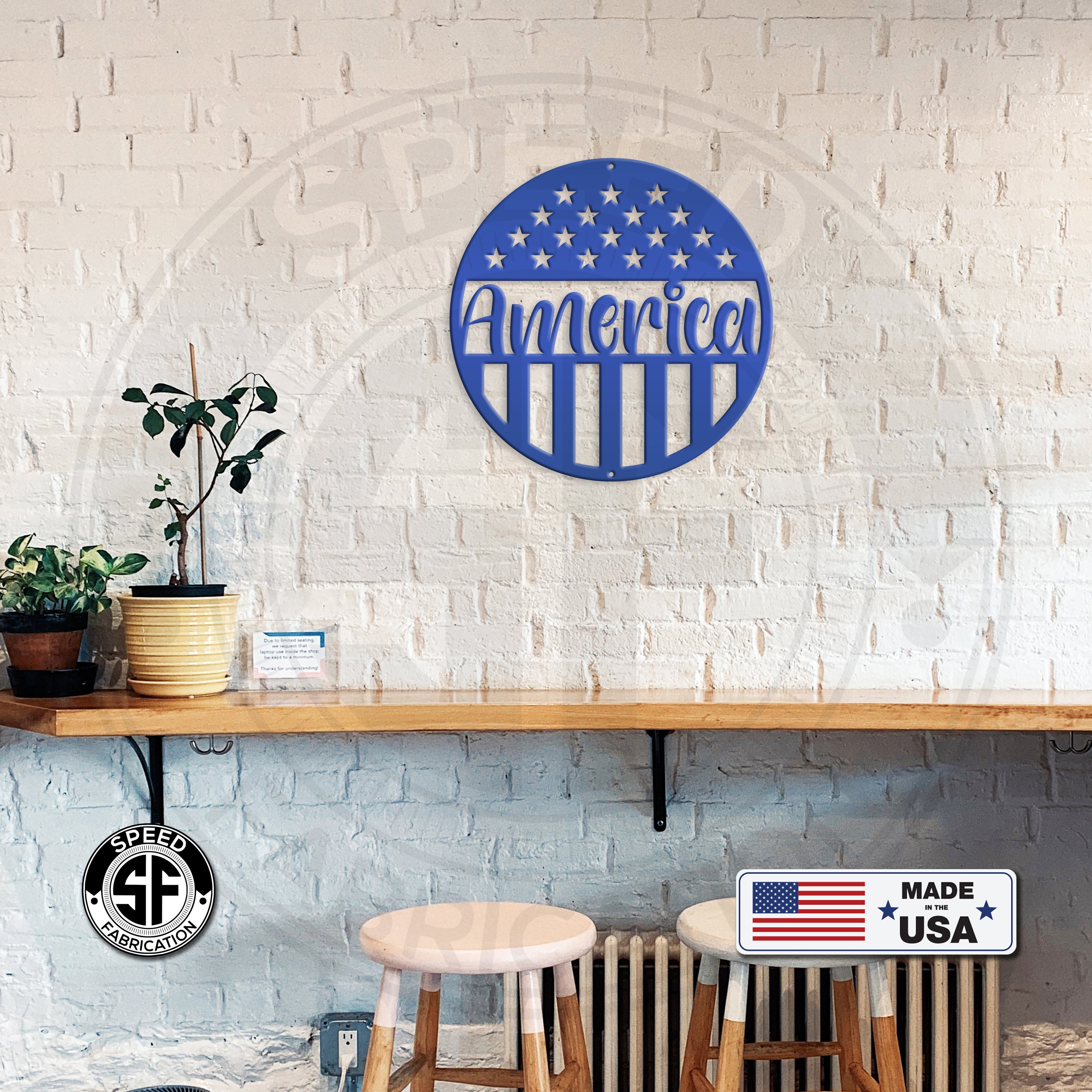 America Metal Sign Patriotic Sign | Etsy