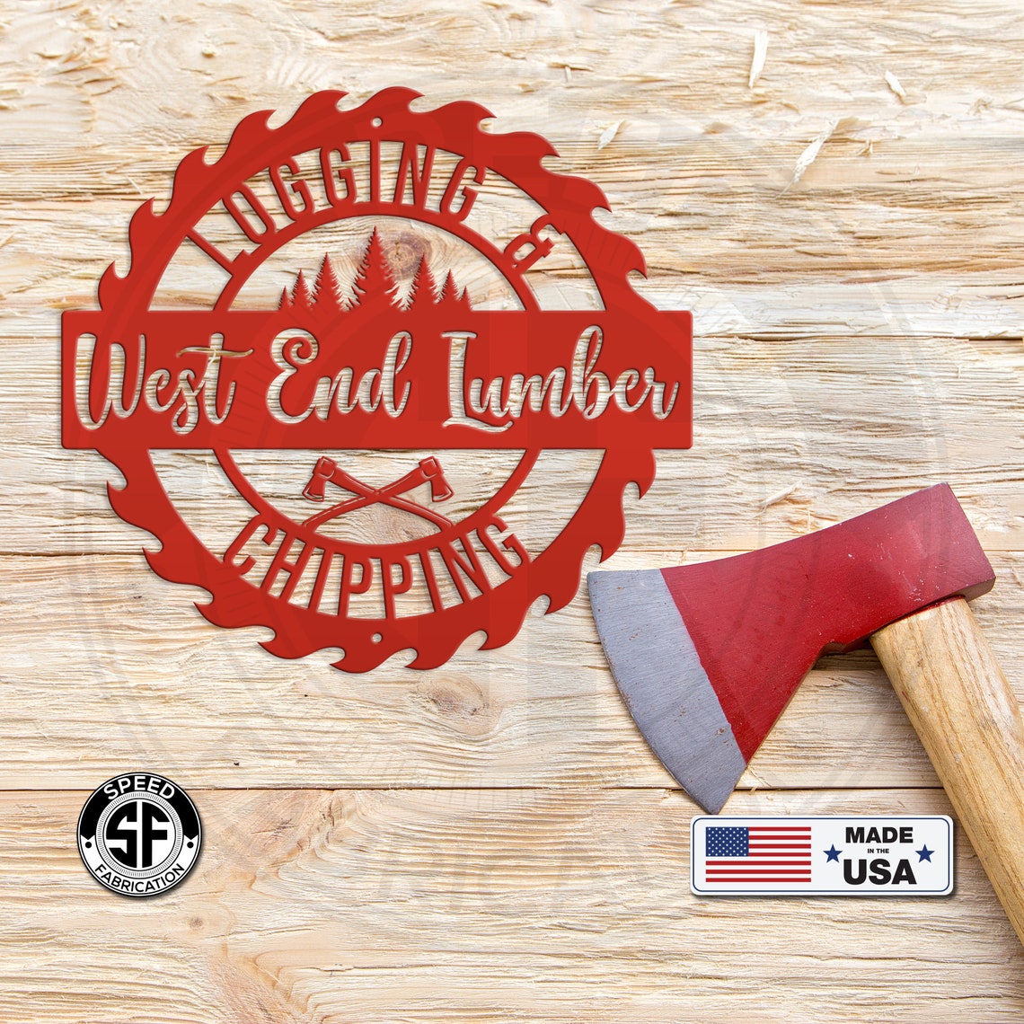 Custom Logging Sign Carpenter Sign Wood Shop Sign Make - Etsy