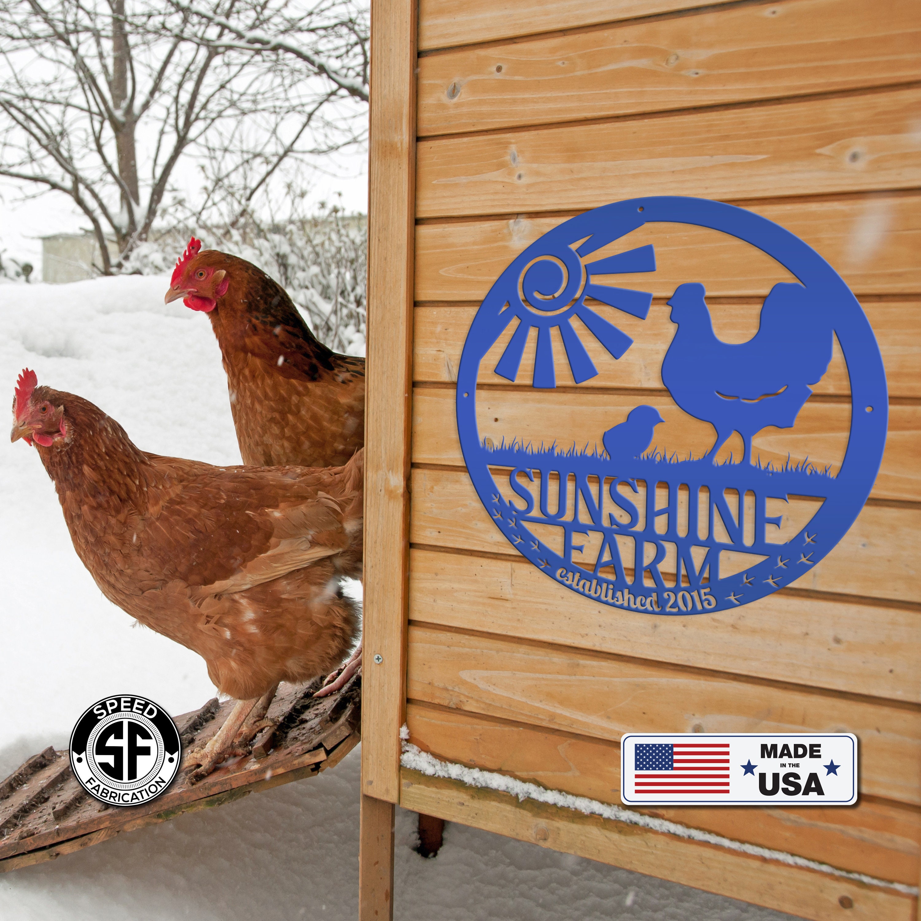 Custom Chicken Sign Personalized Chicken Farm Sign - Etsy