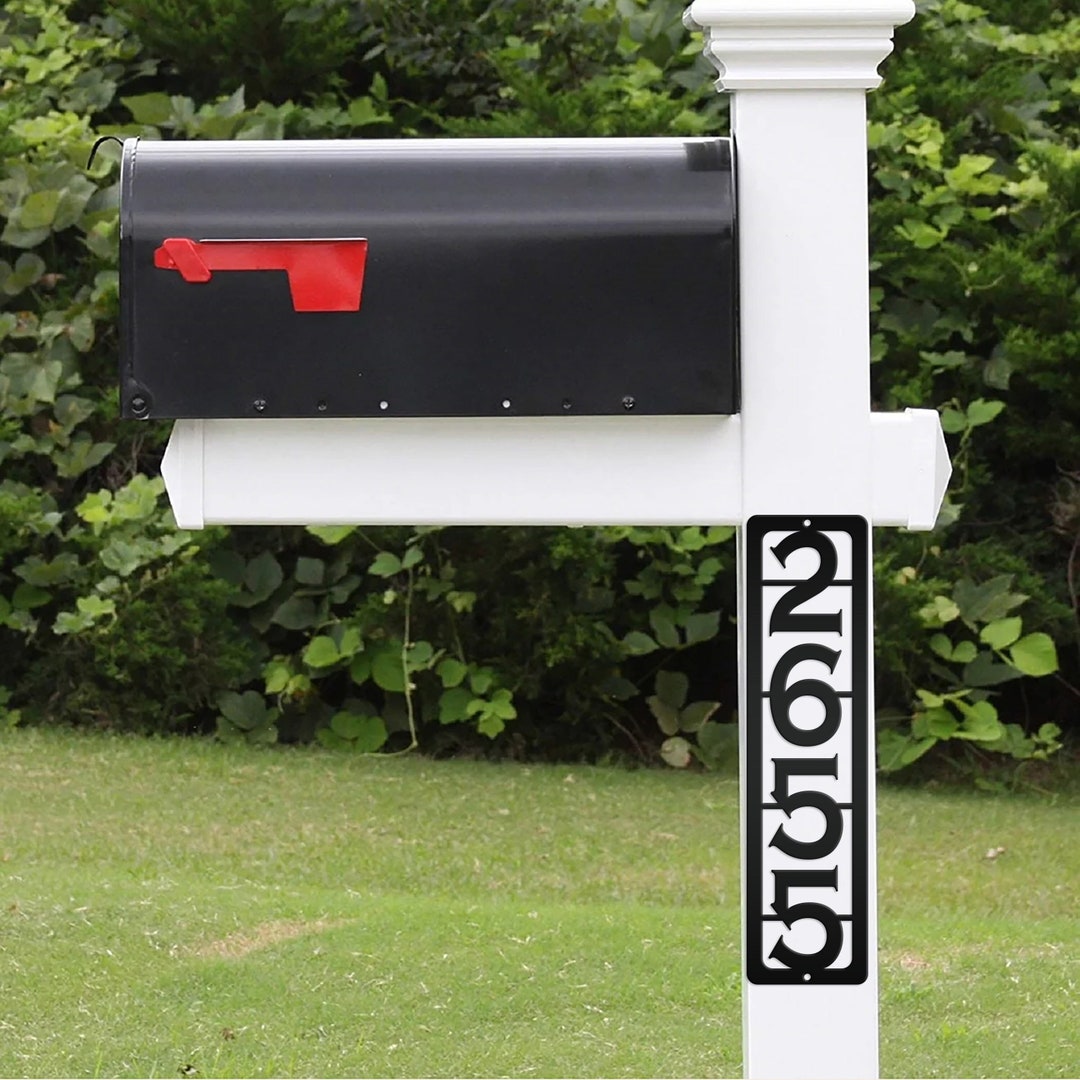 House Numbers, Mailbox Post Address Number Plaque - Etsy