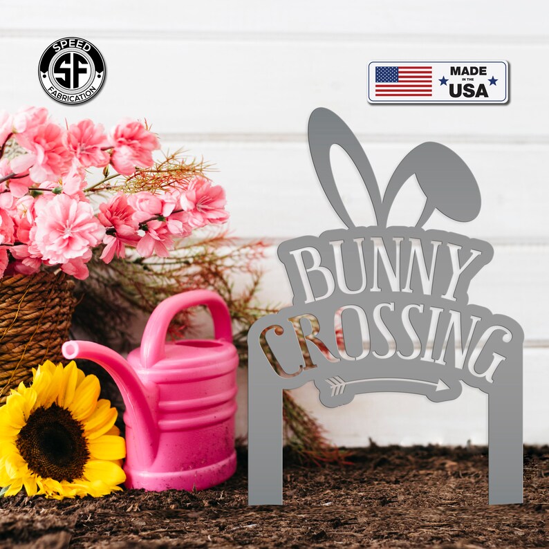 Outdoor Metal Easter Bunny Decor - Etsy