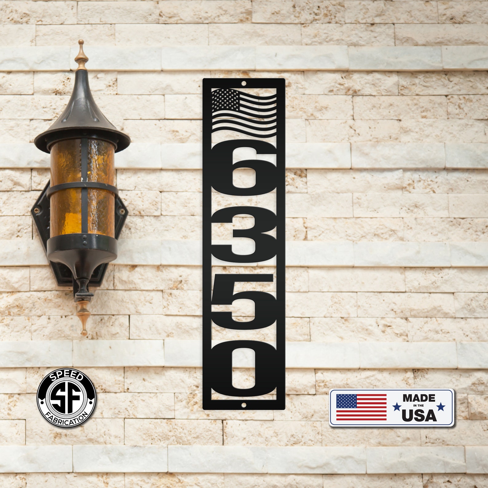 Patriotic Address Sign Metal Flag Address Sign Outdoor - Etsy