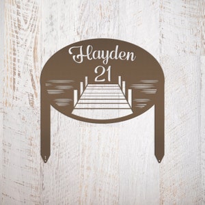 Custom Metal Lake Lot Sign, Lake Dock Sign, Outdoor Sign for the Lake ...