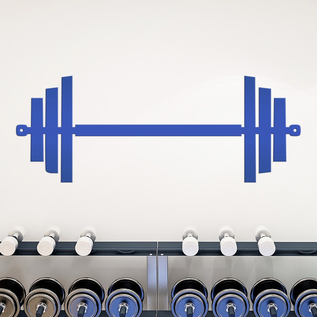 Barbell Home Gym Metal Sign - Etsy