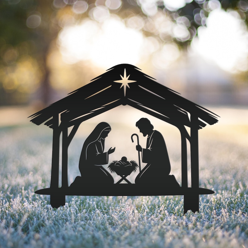 Christian Metal Yard Art - Etsy