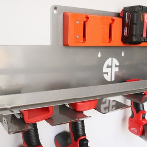 Work Trailer Tool Holder, Utility Van Power Tool Organization, Cordless ...