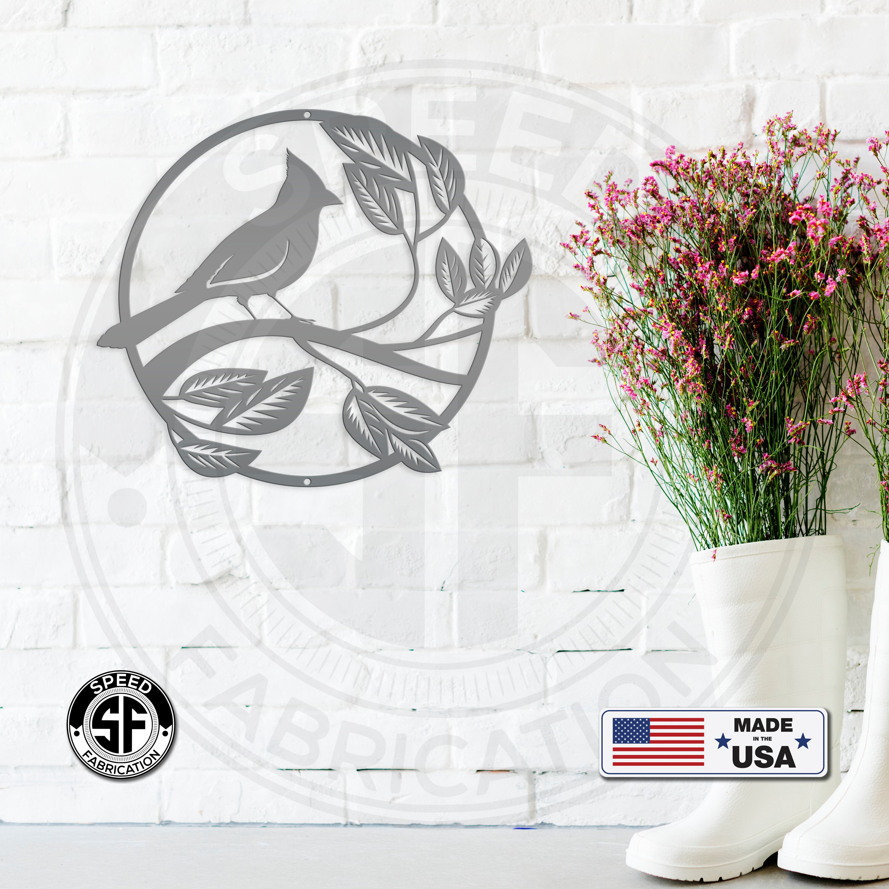 Decorative Cardinal Bird Garden Metal Sign - Etsy