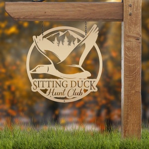 Personalized Duck Hunt Club Metal Sign - Duck Hunting - Etsy