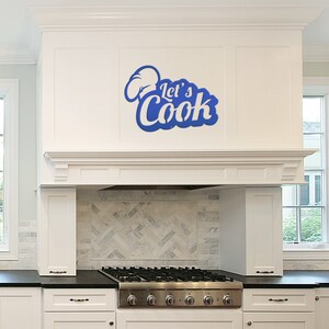 Let's Cook Kitchen Metal Sign - Etsy