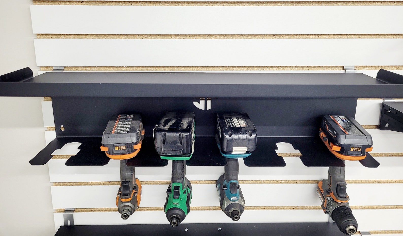 Metal Power Tool Rack, Heavy Duty Storage Shelf, Tool Organization ...