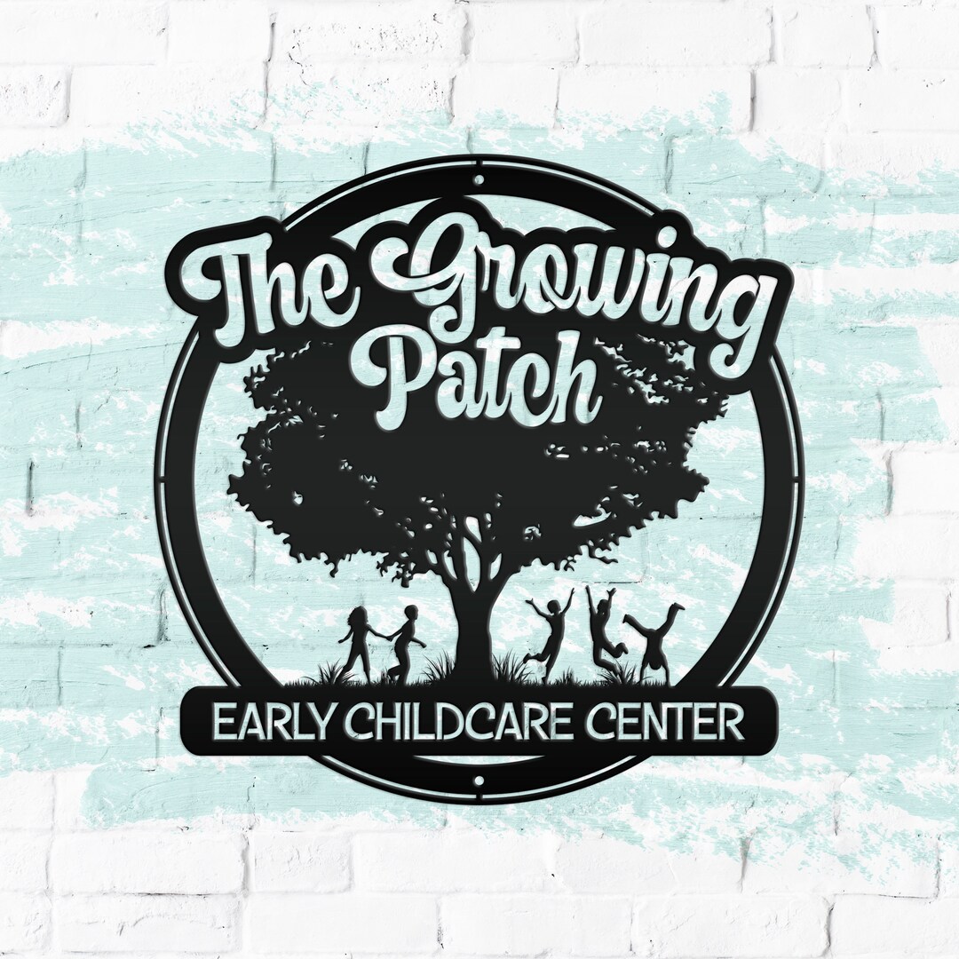 Custom Daycare Preschool Metal Sign - Child Daycare Business - Etsy