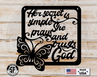 Bible Verse Christian Metal Sign Christian Wall Art | Etsy