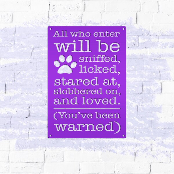 Cute Dog Saying Sign - Etsy