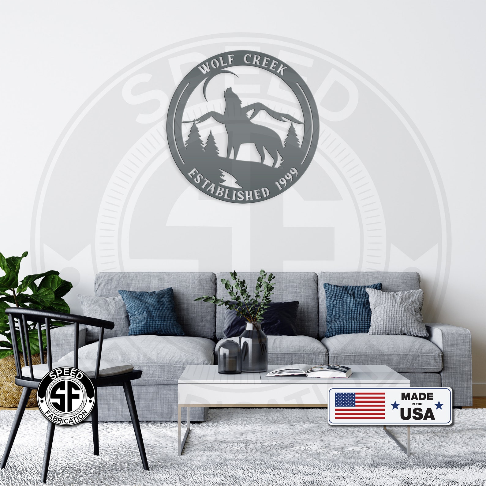 Custom Wolf Sign Wolf in the Wild Sign Howling Wolf - Etsy