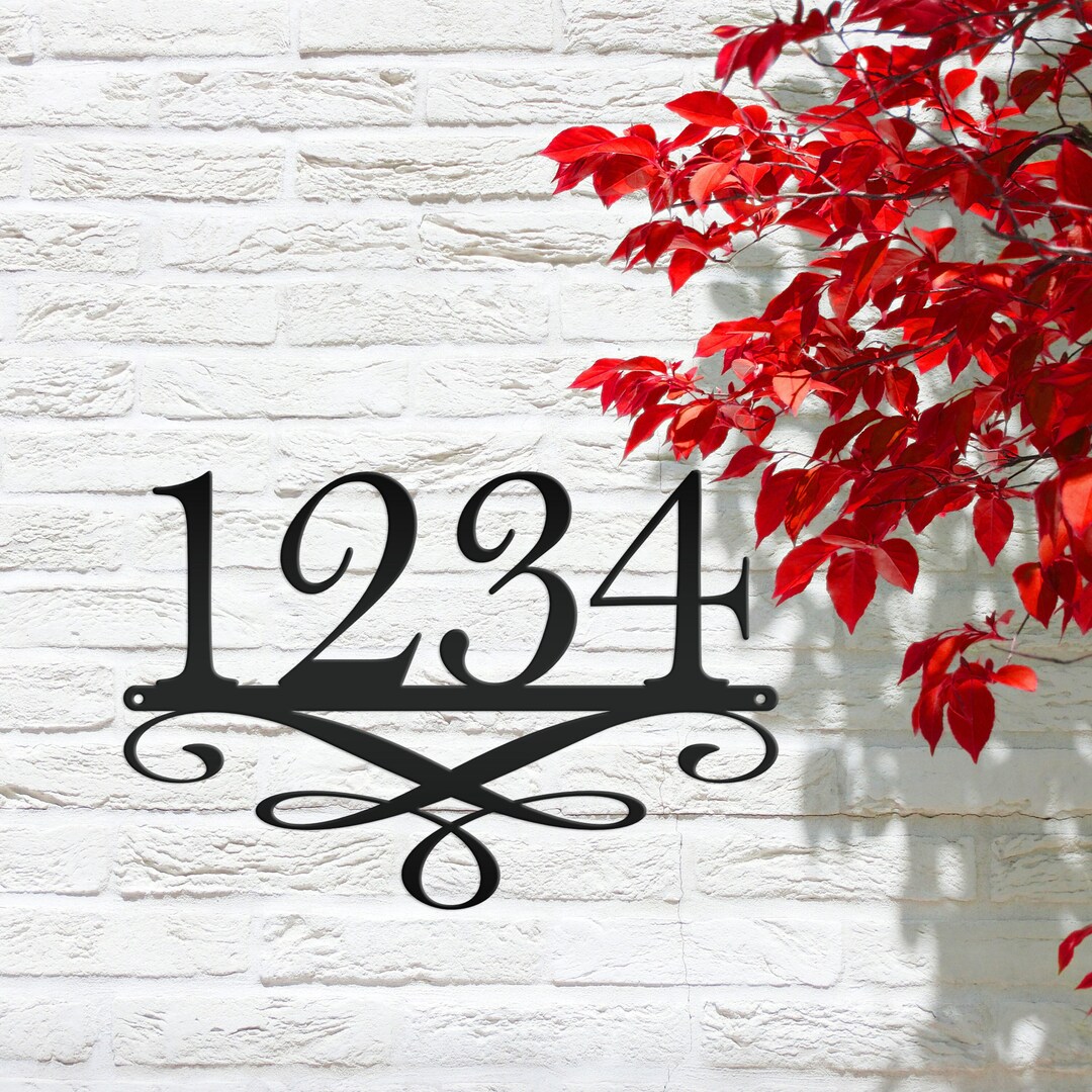 Custom Decorative Address Sign - Etsy