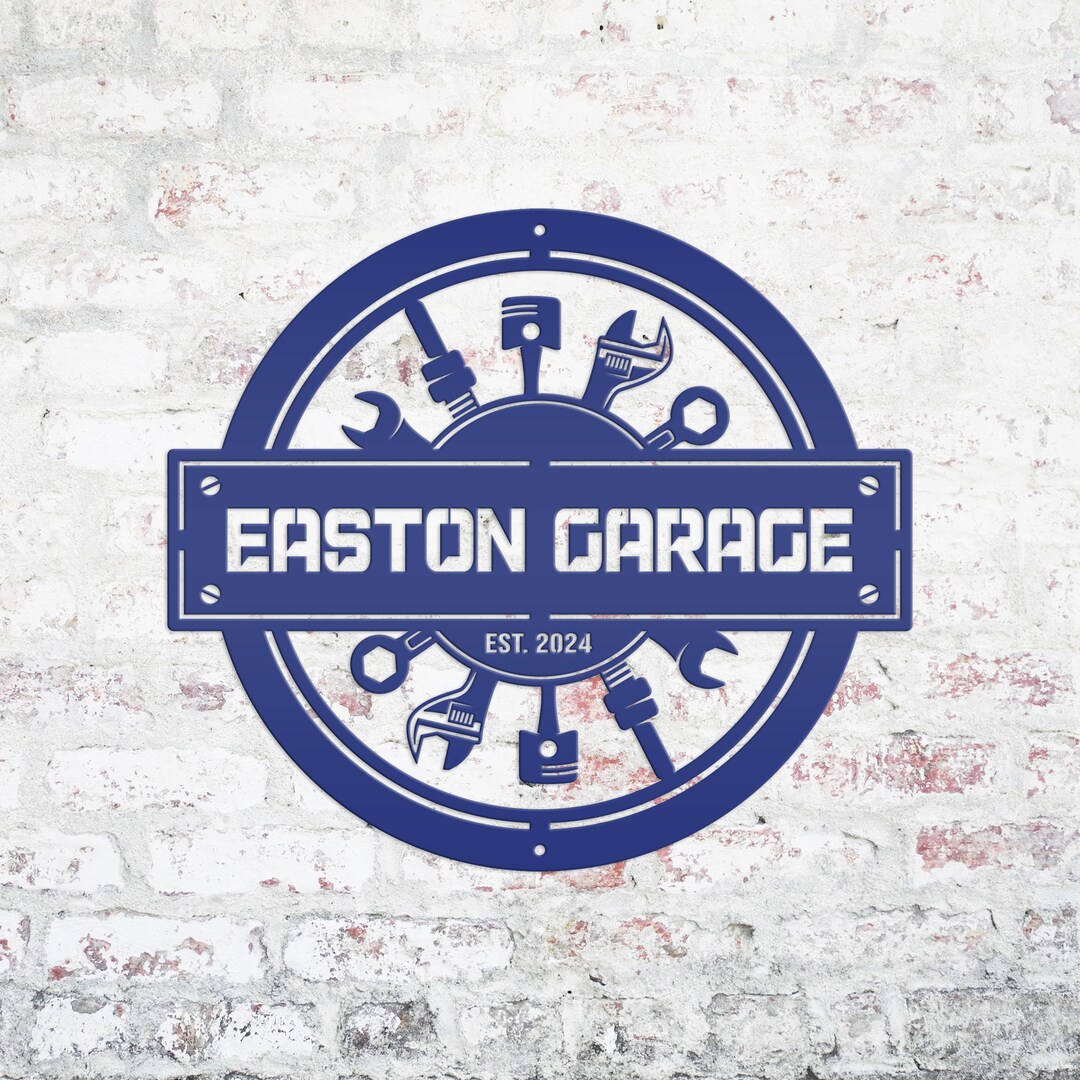Custom Metal Garage Sign for Mechanics – Unique Man Cave Wall Art ...