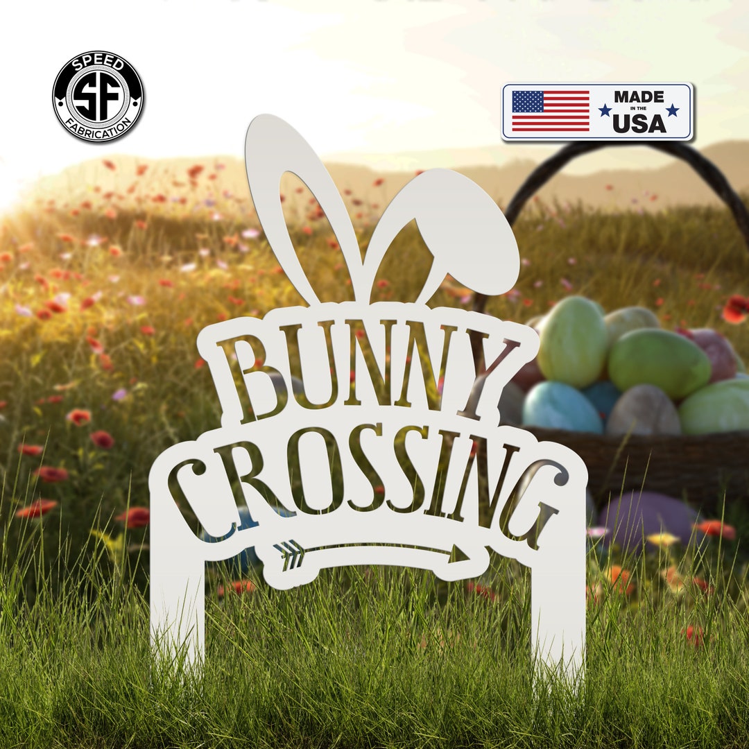 Outdoor Metal Easter Bunny Decor - Etsy