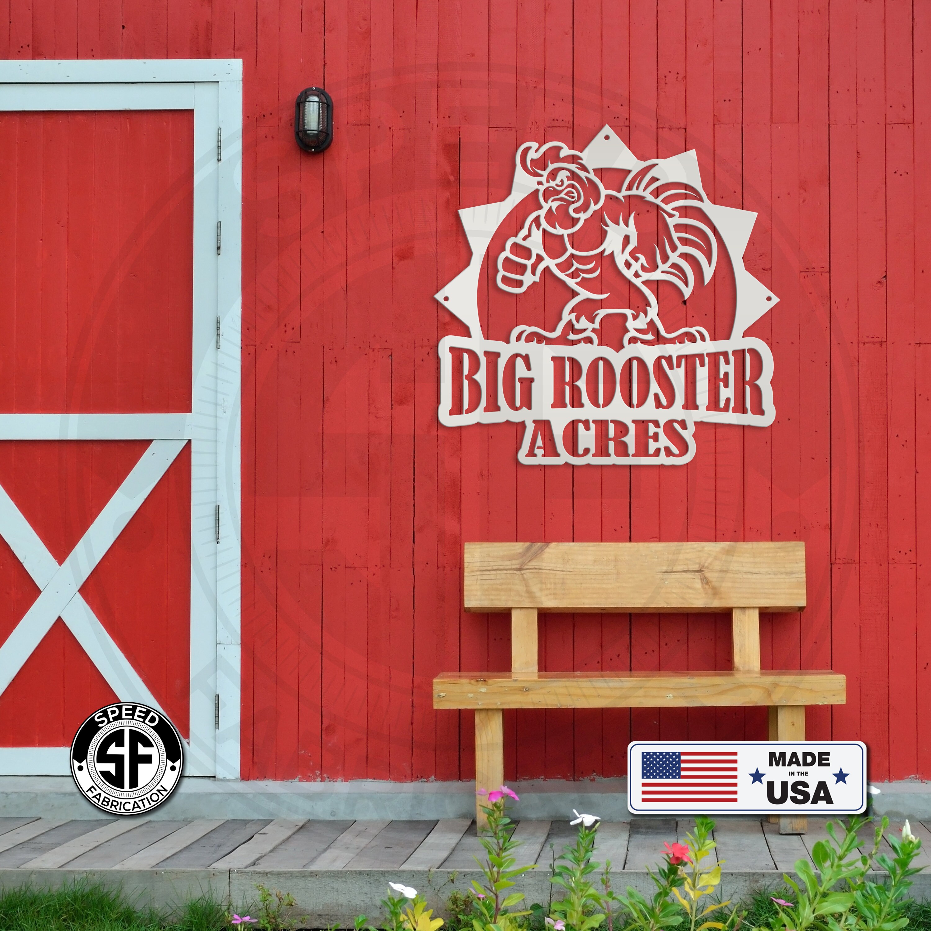 Personalized Chicken-rooster Farm Metal Sign Chicken Coop | Etsy