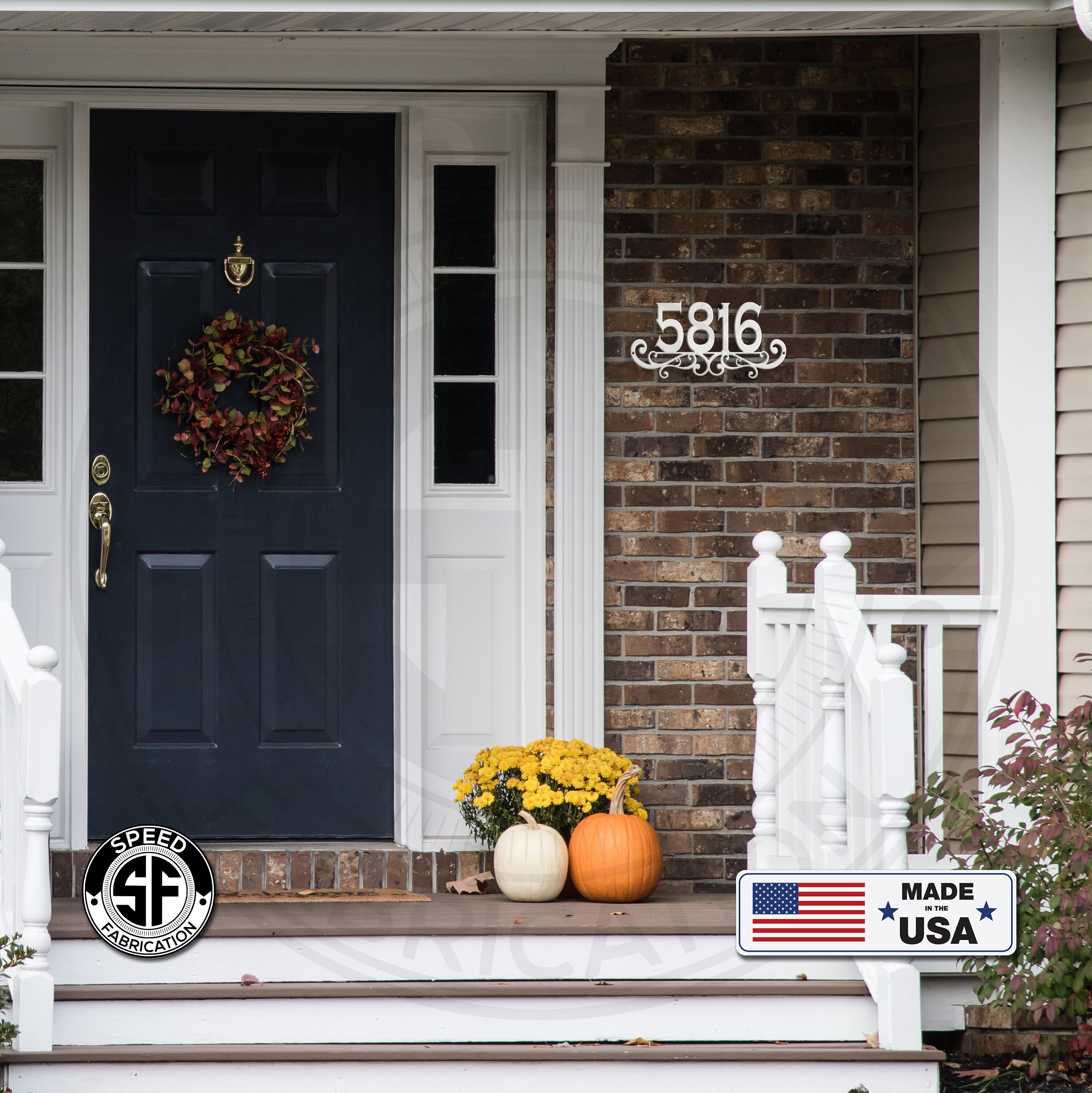 Decorative Custom House Address Sign - Etsy