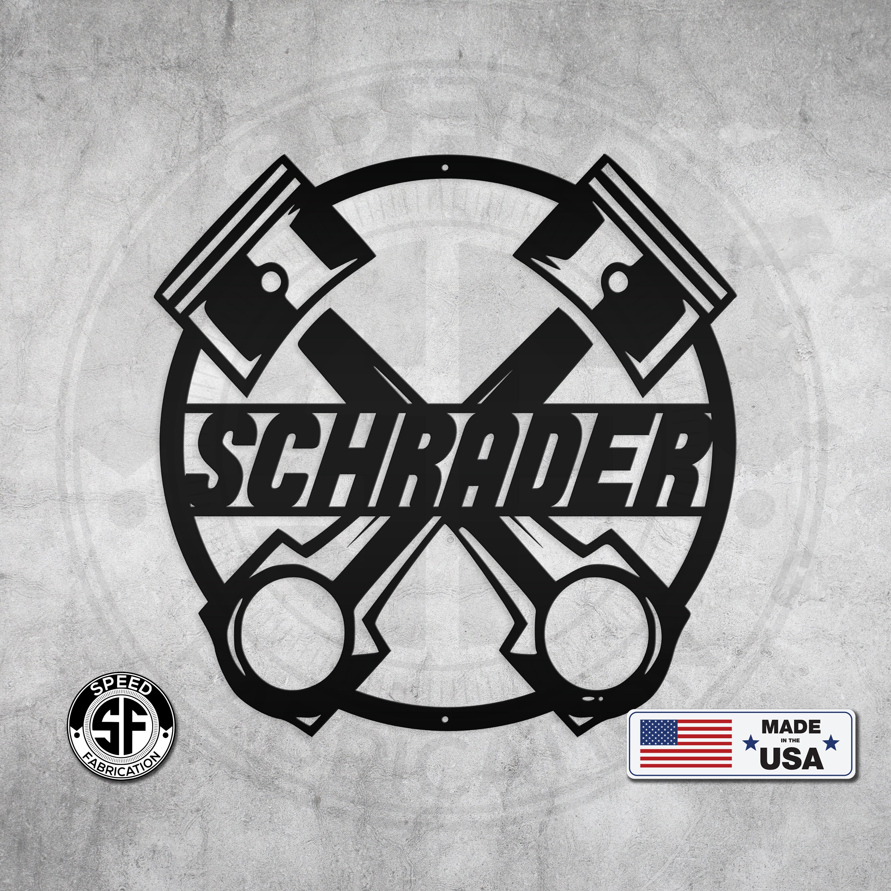 Custom Garage Sign Pistons Sign - Etsy