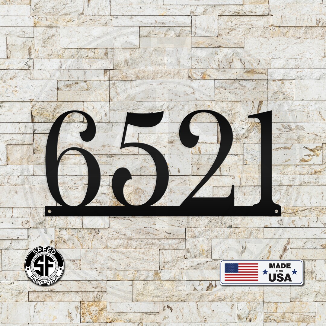 Simple Custom House Numbers - Etsy