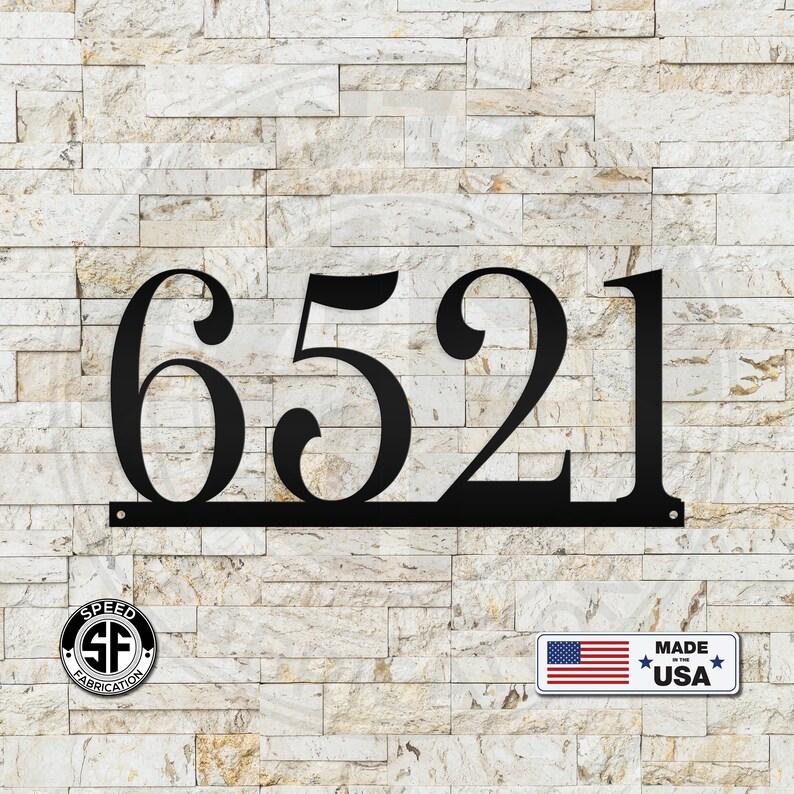 Simple Custom House Numbers - Etsy