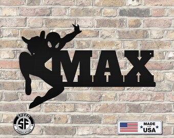 Spiderman Name Sign | Etsy