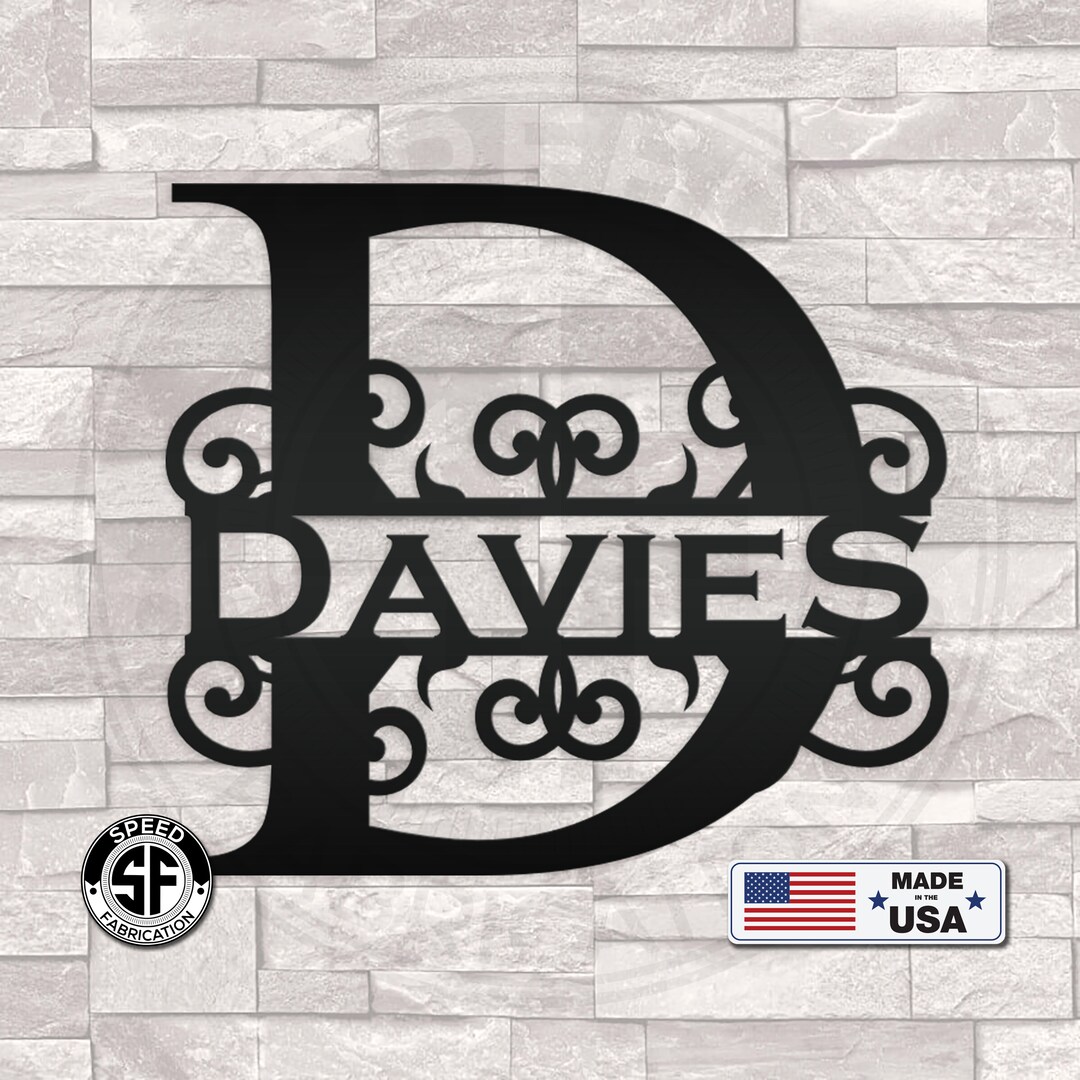 Custom Name Sign, Personalized Wedding Gift, Monogram With Name Sign - Etsy