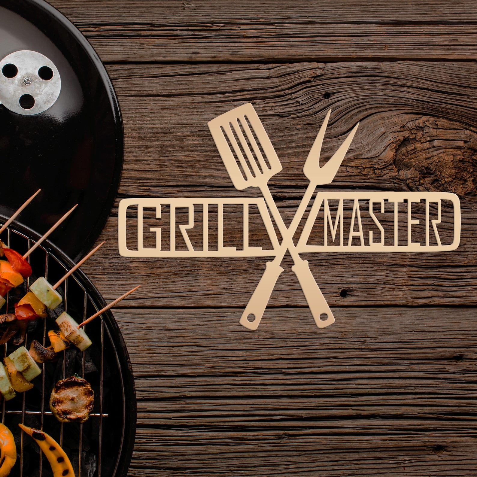 Grill Master Metal Sign Father's Day Gift-gift for Him-bbq Sign - Etsy