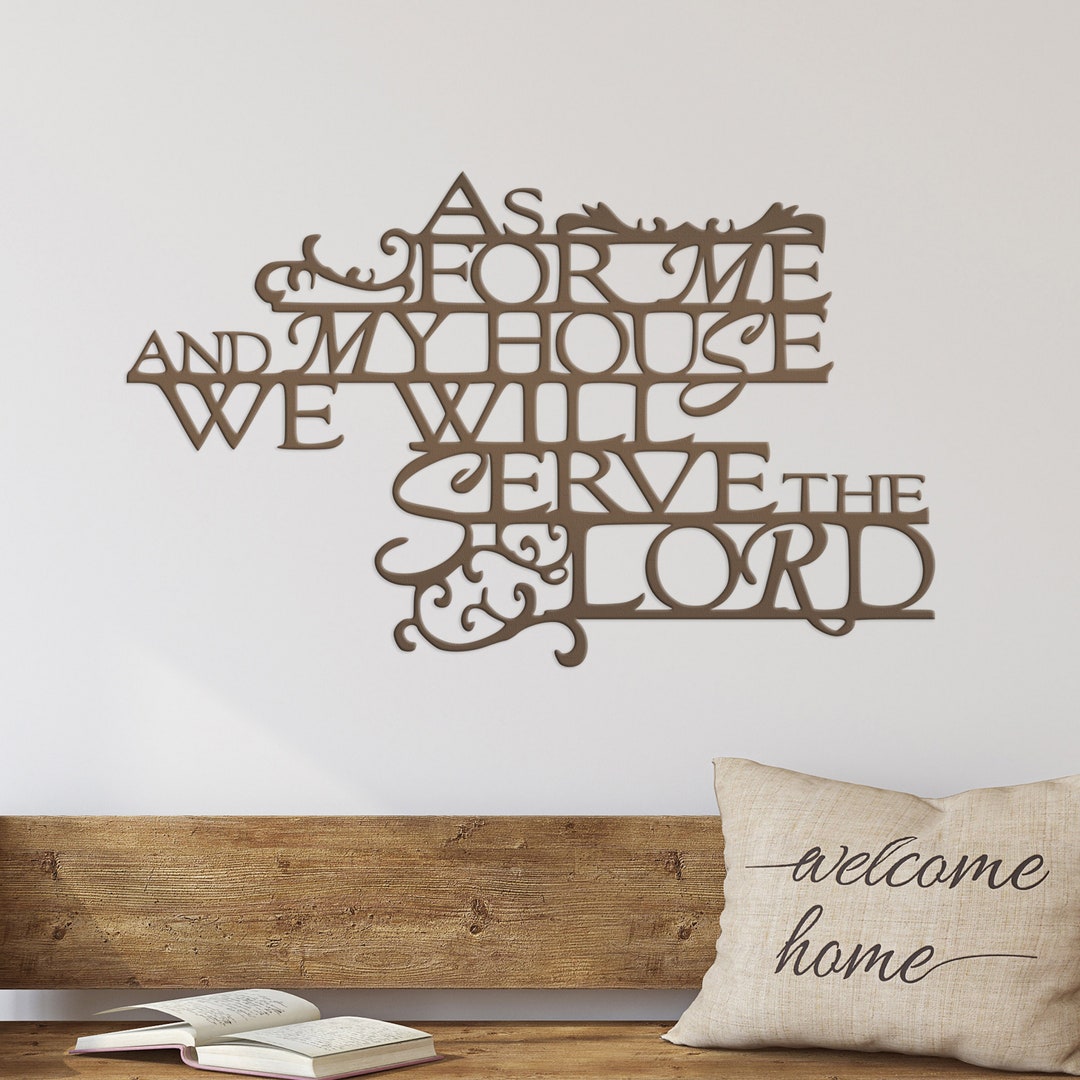Bible Verse Christian Metal Sign - Christian Wall Art - Etsy