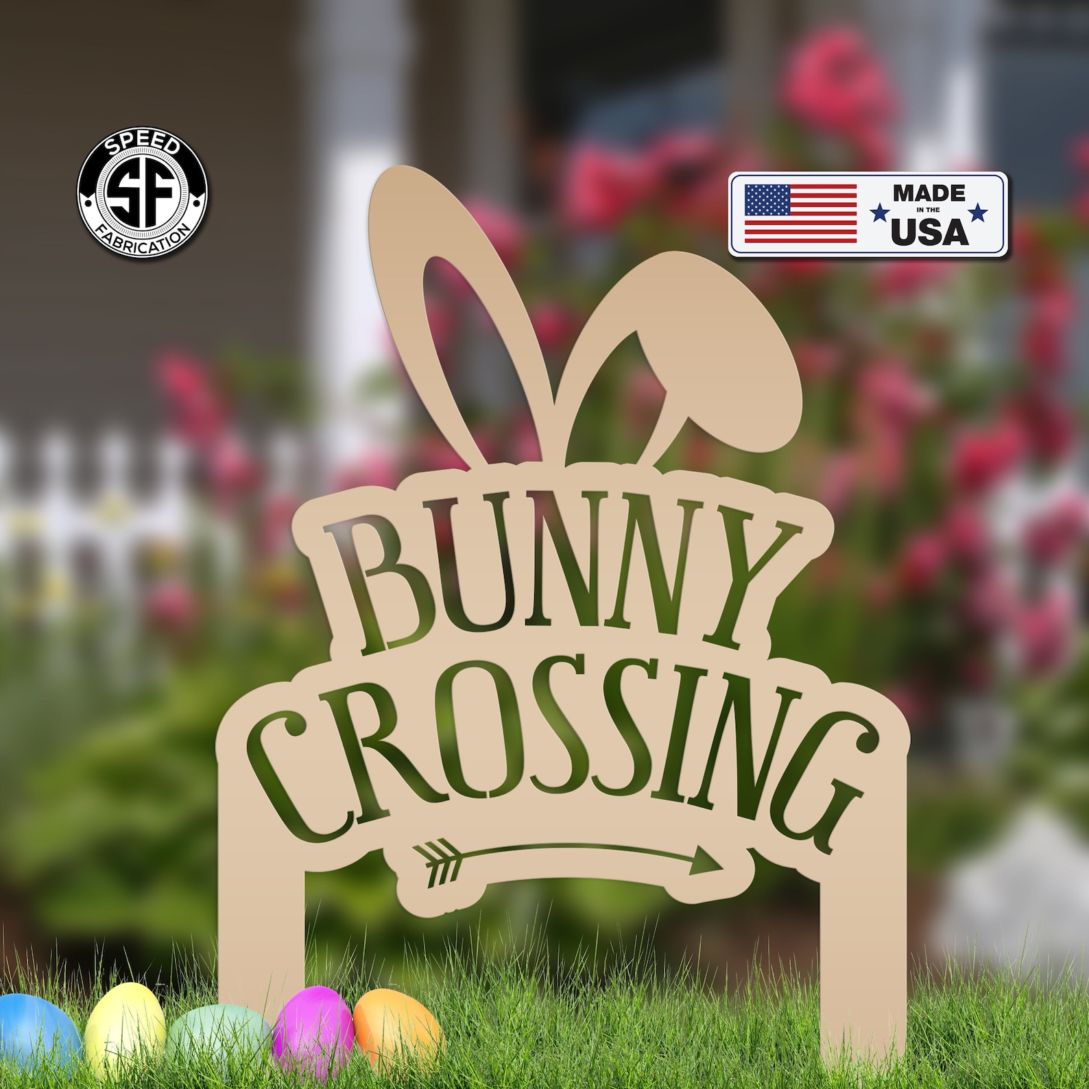 Outdoor Metal Easter Bunny Decor - Etsy