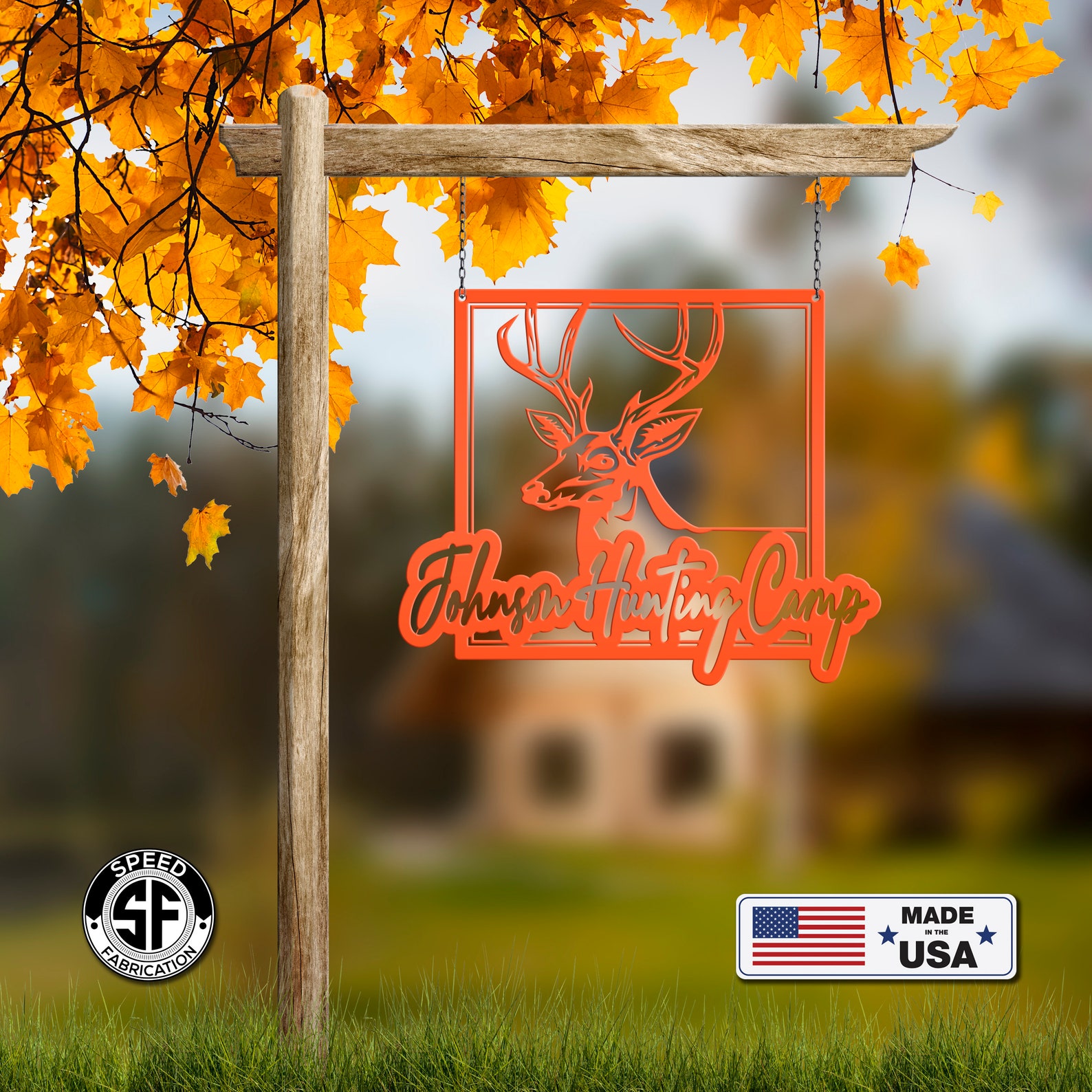 Personalized Deer Hunting Camp Metal Sign Your Own Wording - Etsy