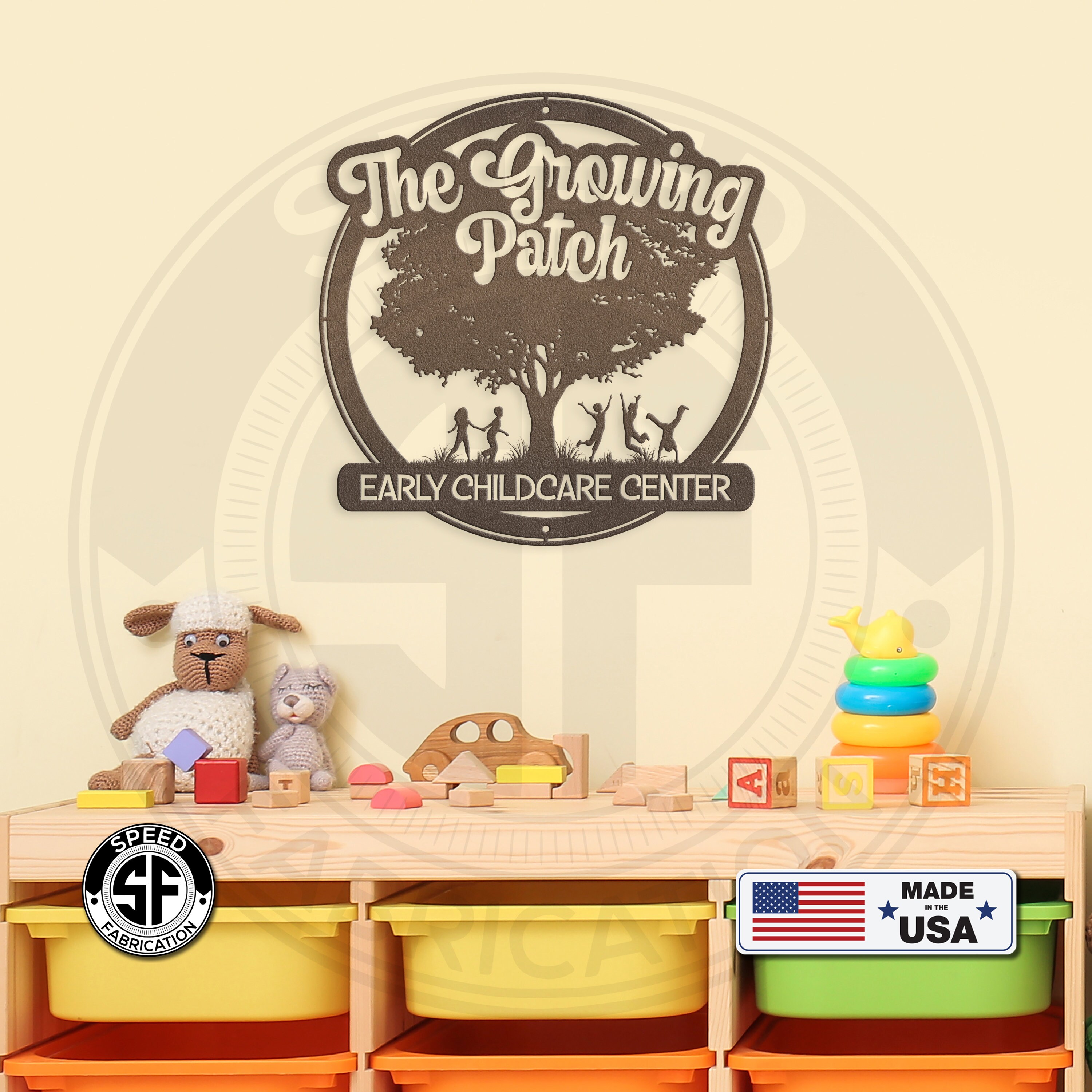 Custom Daycare Preschool Metal Sign Child Daycare Business - Etsy