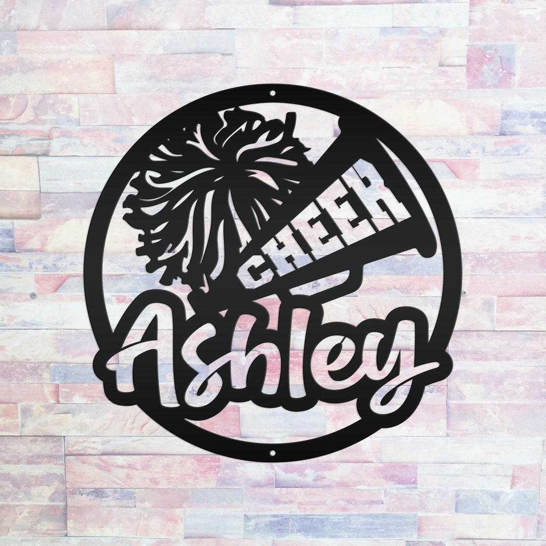 Custom Cheerleading Metal Sign Senior Gift Athlete's Gift Gift for ...
