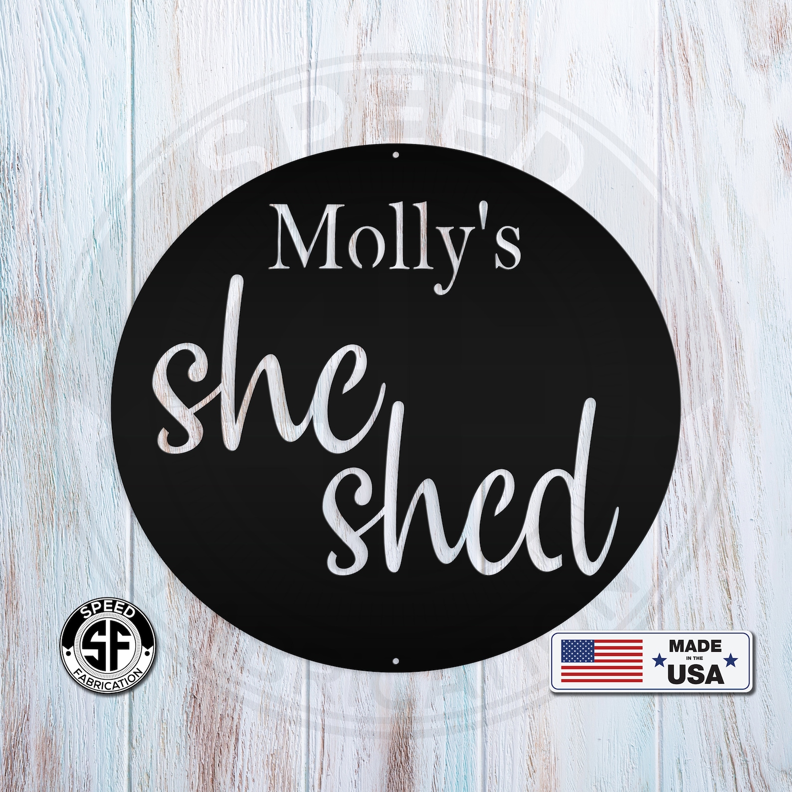 Personalized She Shed Metal Sign Custom She Shed Sign - Etsy