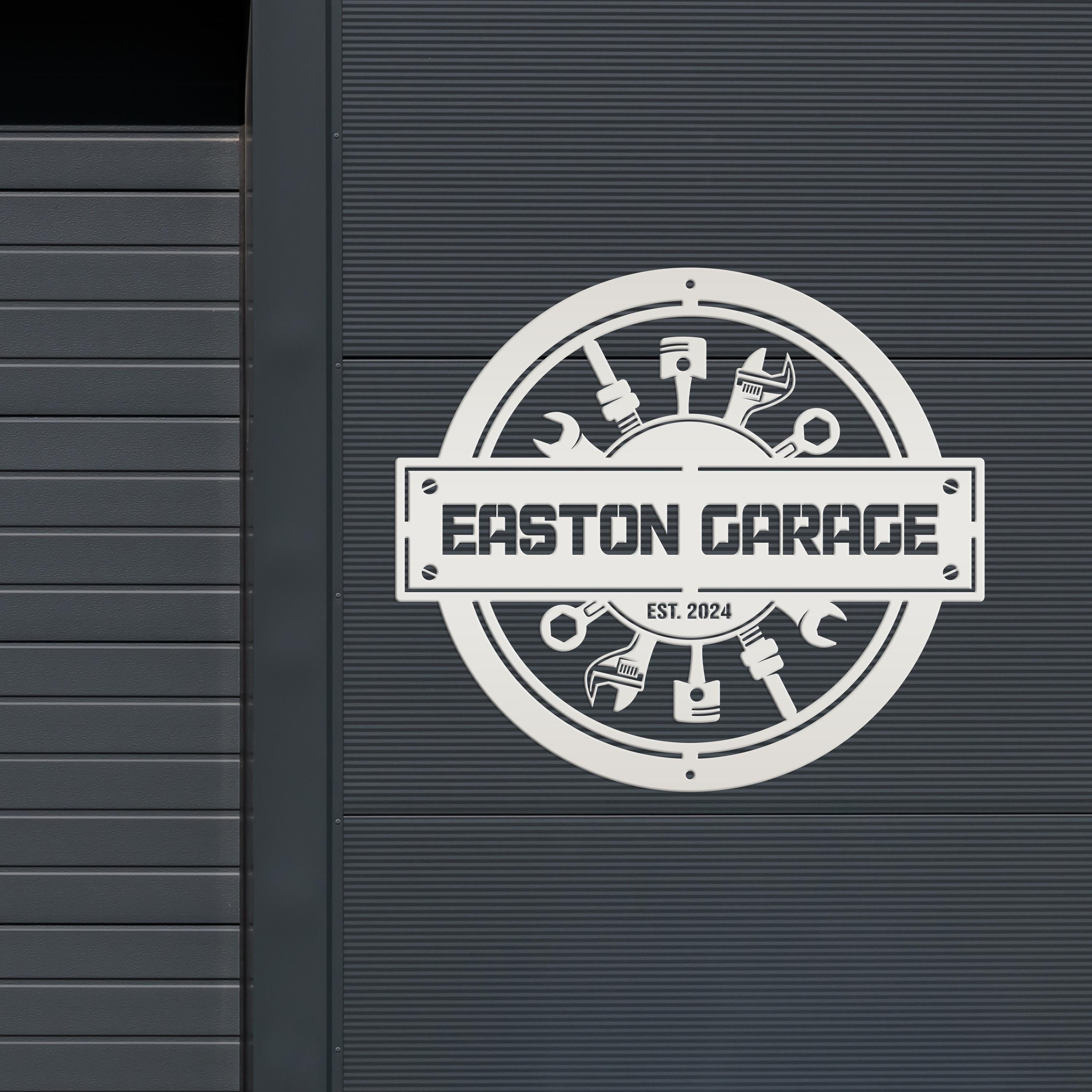 Custom Metal Garage Sign for Mechanics – Unique Man Cave Wall Art ...