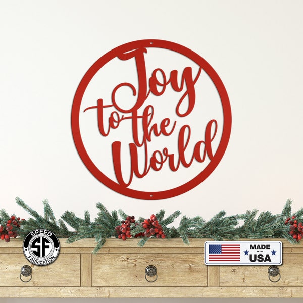 Joy Metal Sign - Etsy