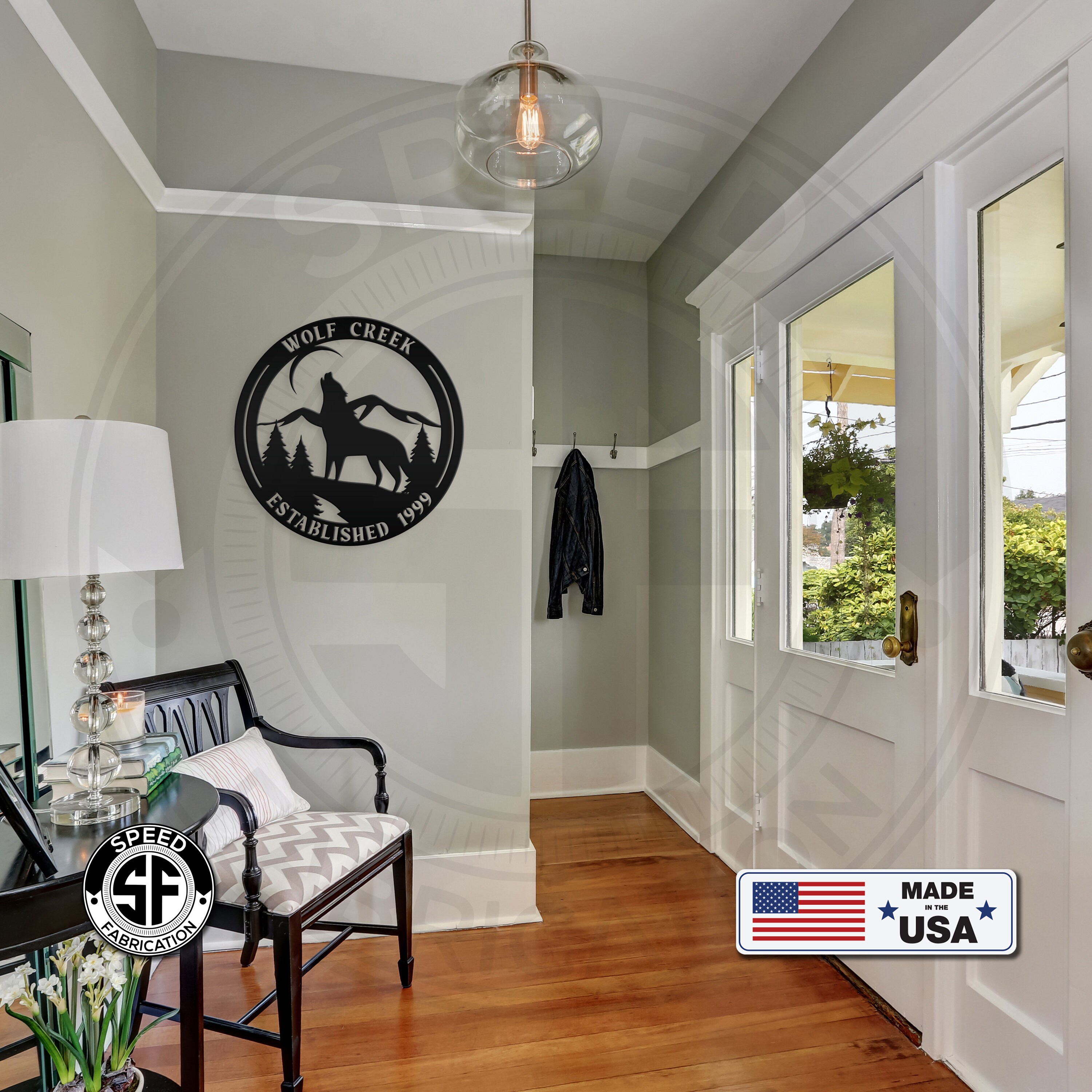 Custom Wolf Sign Wolf in the Wild Sign Howling Wolf - Etsy