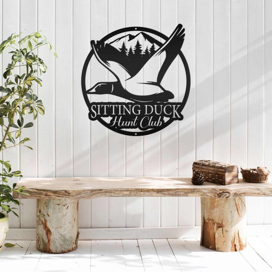 Personalized Duck Hunt Club Metal Sign - Duck Hunting - Etsy