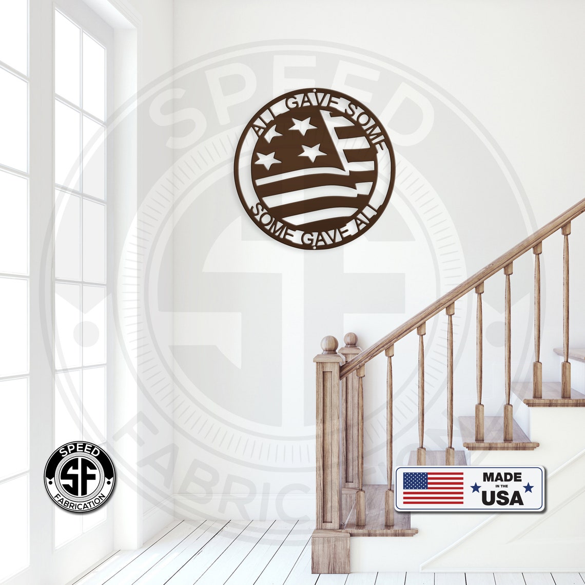 Metal Patriotic Sign All Gave Some Some Gave All Metal Sign - Etsy