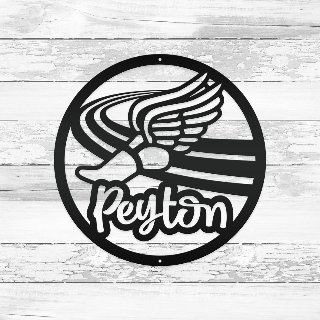 Track and Field Sign - Customized Athlete's Gift - Senior Night Gift ...