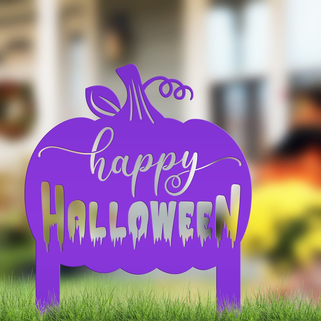 Halloween Yard Stake - Halloween Decor - Etsy