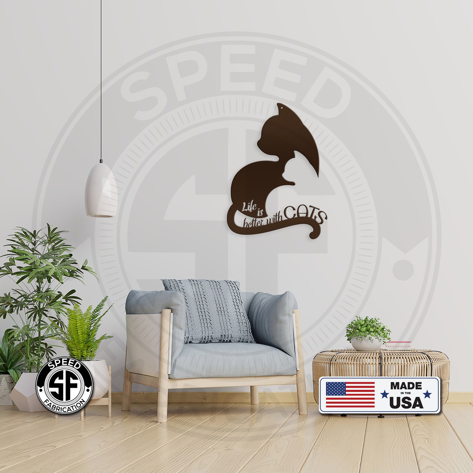Life is Better With Cats Metal Sign Cat Lover Sign - Etsy