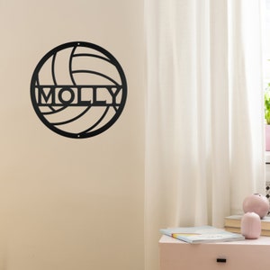 Personalized Volleyball Metal Sign - Etsy
