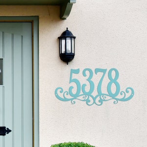 Decorative Custom House Address Sign - Etsy