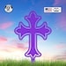 Outdoor Metal Cross Yard Decoration Christian Yard Decor - Etsy