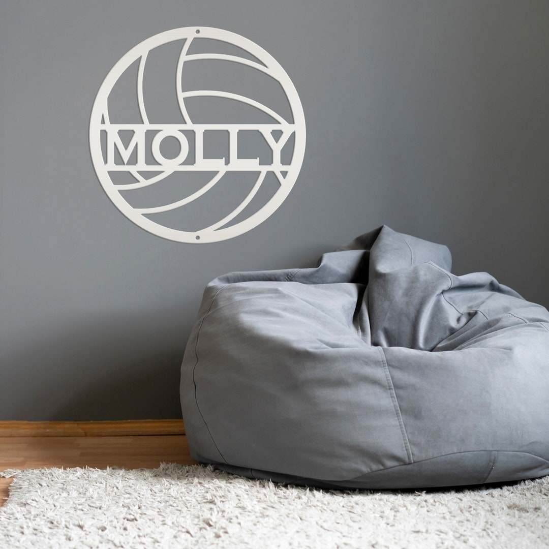 Personalized Volleyball Metal Sign - Etsy