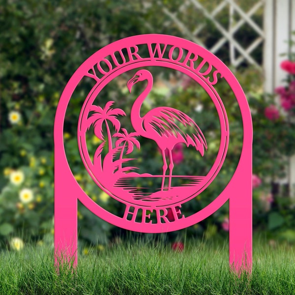 Pink Flamingo Yard Decorations - Etsy