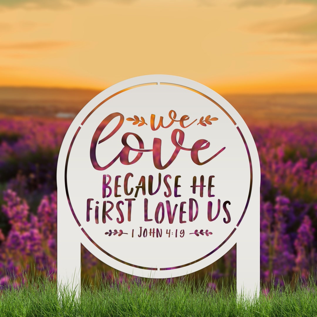 Outdoor Christian Metal Decor - Christian Yard Stake - Easter Yard ...